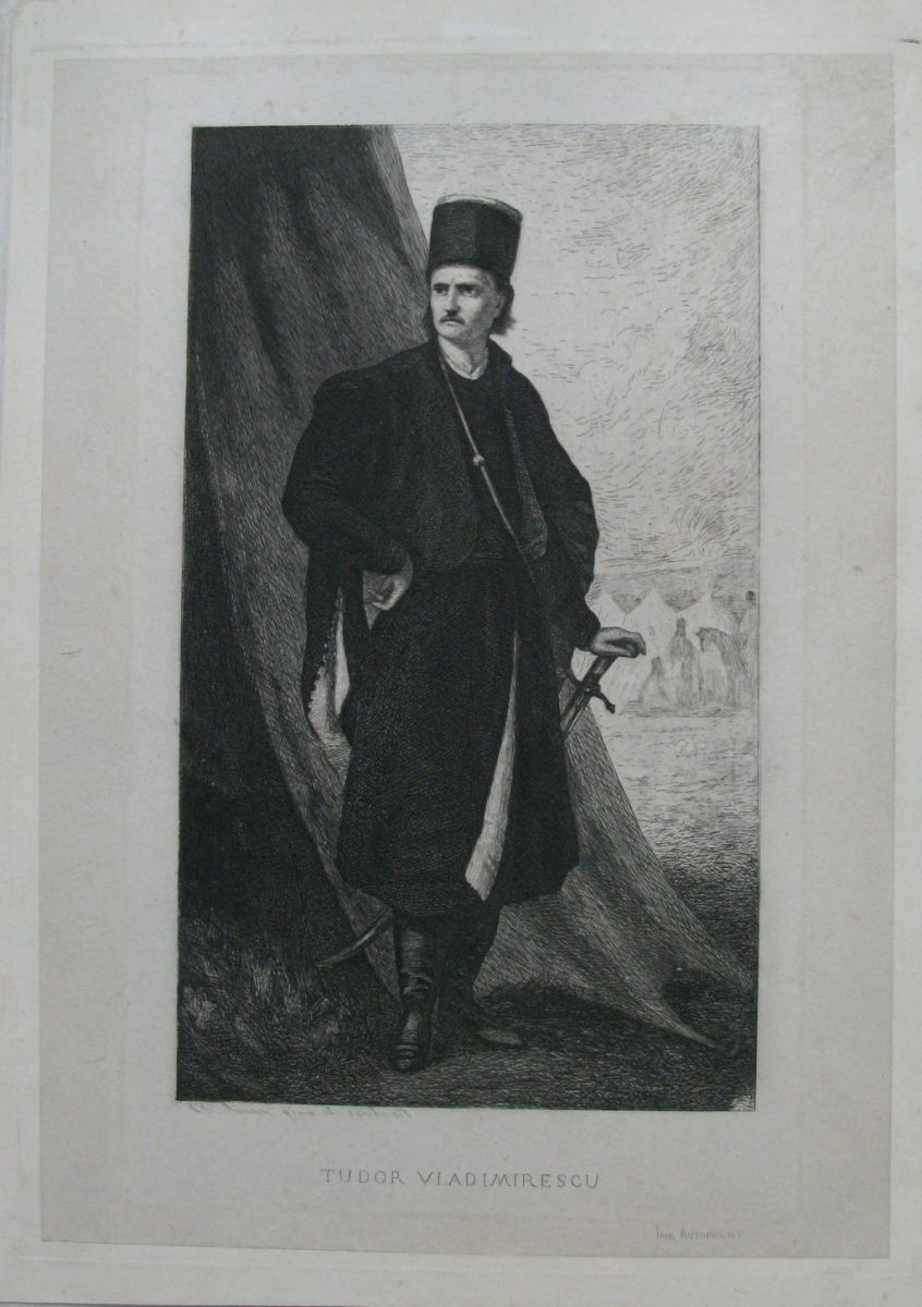 gravură. Aman, Theodor. Tudor Vladimirescu - INP, Bunuri culturale ...