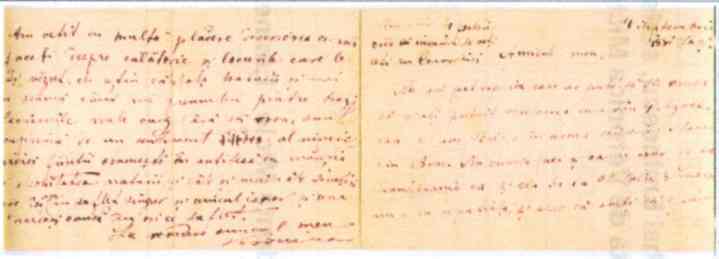 scrisoare. Micle, Veronica. Veronica Micle către Mihai Eminescu - INP ...