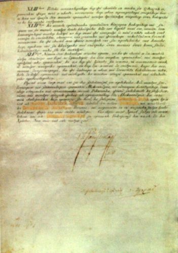 Ghica, Alexandru Dimitrie. Hrisov emis de Alexandru Dimitrie Ghica ...